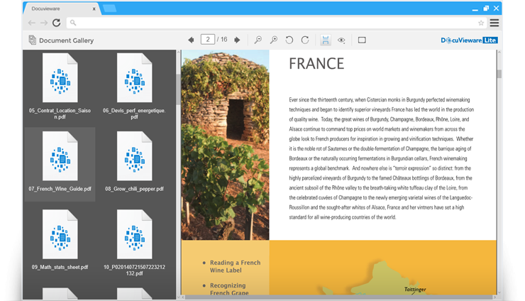 Docuvieware Html5 Viewer And Document Management Kit Online Demos